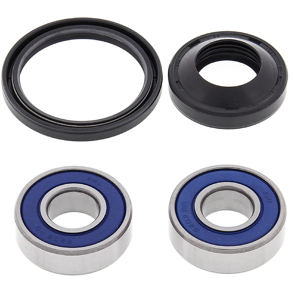 All Balls Racing Front Wheel Bearing Kit 25-1069 Compatible With/Replacement For Honda CRF230L 2008-2009, CRF230M 2009, CRM50R (EURO) 1992-1996, CRM75R (EURO) 1989-1994, FX650 1999-2000