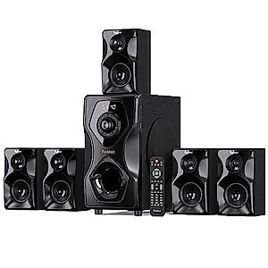 Bobtot Surround Sound Speakers Home Theater Systems - 700 Watts Peak Power 5.1/2.1Wired Stereo Speaker System 5.25" Subwoofer Strong Bass with Bluetooth HDMI ARC Optical Input