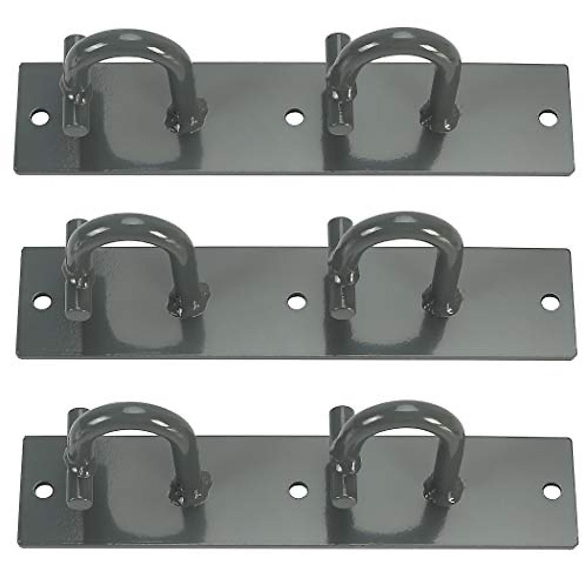 ECOTRIC Workout Wall Mount Anchors Wall Ceiling Exercise Mounted Hook for Suspension Stretch Straps Resistance Bands Body Weight Strength Training Home Yoga