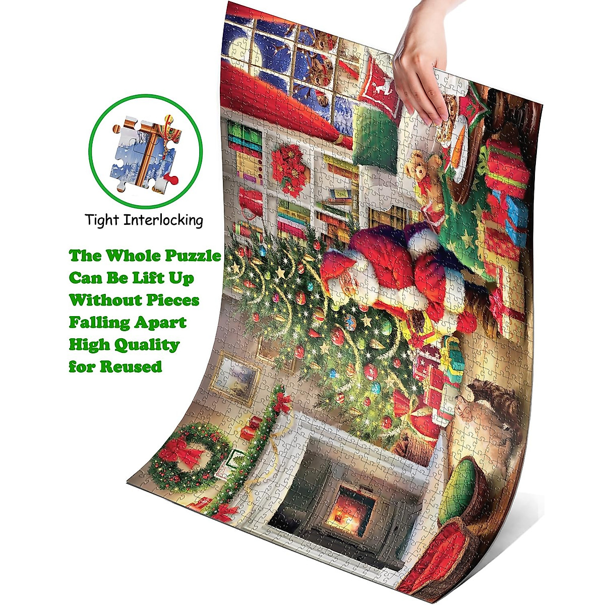 Advent Calendar 2023, Christmas Scene Jigsaw Puzzles 24 Days Countdown Calendars for Kids, Boys, Girls, Teens, Over 1000 Pieces Puzzle Advent Calendar 2023 Adult, Parents, Xmas Gift for 5-7, 8-12 (M7)