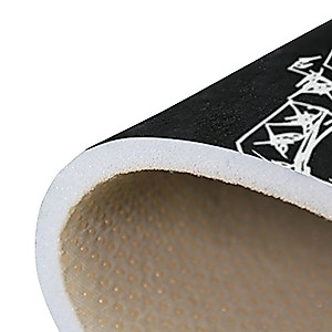 WOZO Eiffel Tower Heart Paris Area Rug Rugs Non-Slip Floor Mat Doormats Living Dining Room Bedroom Dorm 60 x 39 inches inches Home Decor