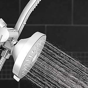 Waterpik High Pressure Handheld Wand and Rain Shower Head Combo with 8-Foot Long Metal Hose, BodyWand Spa System with 7 Spray Modes for Hair and Body, Chrome