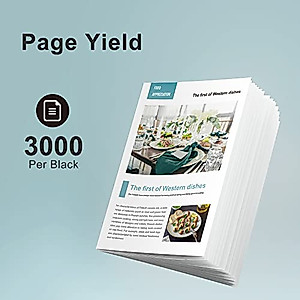 ActualColor C TN760 Compatible Toner Cartridge Replacement for Brother TN-760/TN-730 for MFC-L2750DW MFC-L2710DW HL-L2370DW L2350DW L2395DW L2325DW L2390DW DCP-L2550DW Printer Black,4P