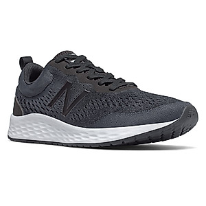 New Balance Women's Fresh Foam Arishi V3 Running Shoe, Black/White, 5 Women/5 Men