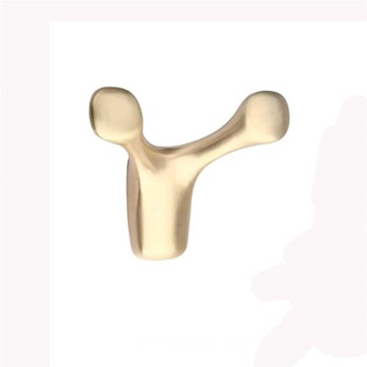 EYHLKM Wall Mounted Clothes Hook Punch-Free Bathroom Coat Hook Living Room Robe Hooks Rustproof Clothes Keys Hook Home Accessories ( Color : Golden , Size : As The Picture Shows )