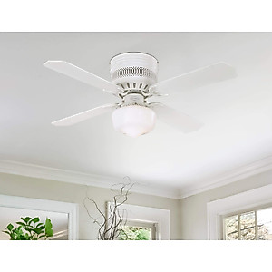 Westinghouse 7231200 Casanova Supreme Indoor Ceiling Fan with Light, 42 Inch, White
