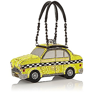 Mary Frances Women's Taxi Clutch Shoulder Handbag, Yellow, One Size