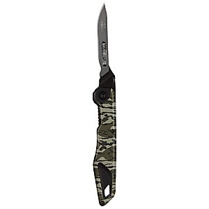 Allen Company Gamekeepers Switchback Replaceable Blade Knife - Mossy Oak Original Bottomland, Camo, One Size