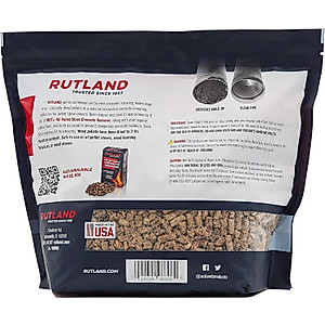 Rutland Products Pellet Stove Creosote Remover, Chimney & Flue Cleaning Wood Pellets, 8 Pound Bag