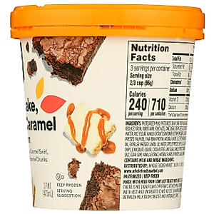 365 by Whole Foods Market, Ice Cream Caramel Chocolate Cheesecake, 16 Ounce
