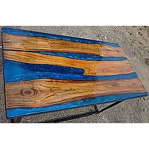 Epoxy Table, Live Edge Wooden Table, Epoxy Resin River Table, Natural Wood, Dining table, Natural Epoxy Table, Resin Table