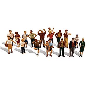 Micro-Mark Woodland Scenics® 16 People - HO Scale