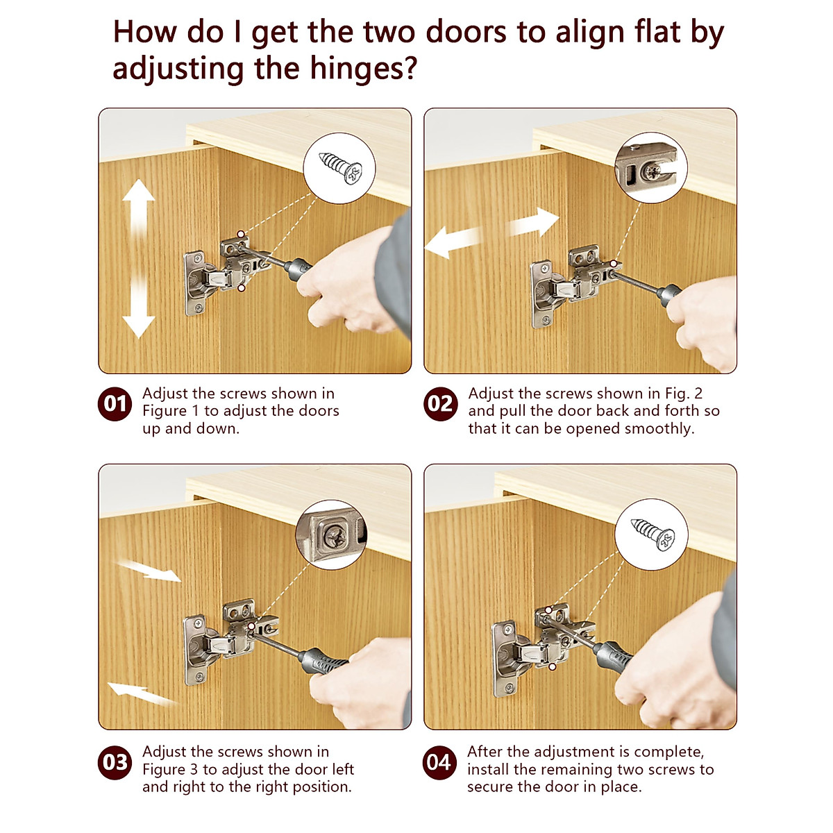WEENFON Set of 2 Rattan Cabinet, Storage Cabinet with Doors and Shelf, Buffet Cabinet with Metal Bottom Frame, Accent Cabinet, Entryway Cabinet for Kitchen, Natural