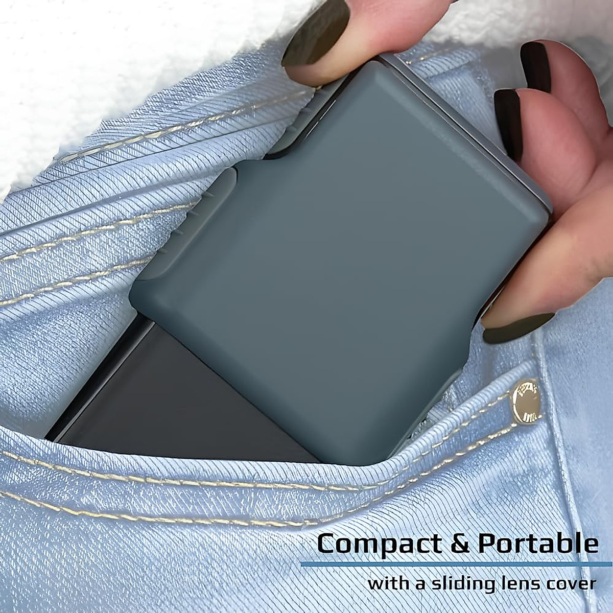 Carson MiniBrite LED Lighted Slide-Out Aspheric Magnifier with Protective Sleeve (PO-55)