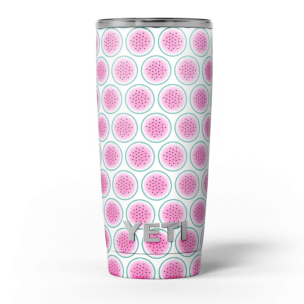 Design Skinz The Watermelon Polka Dot Pattern - Skin Decal Vinyl Wrap Kit Compatible with The Yeti Rambler Cooler Tumbler Cups