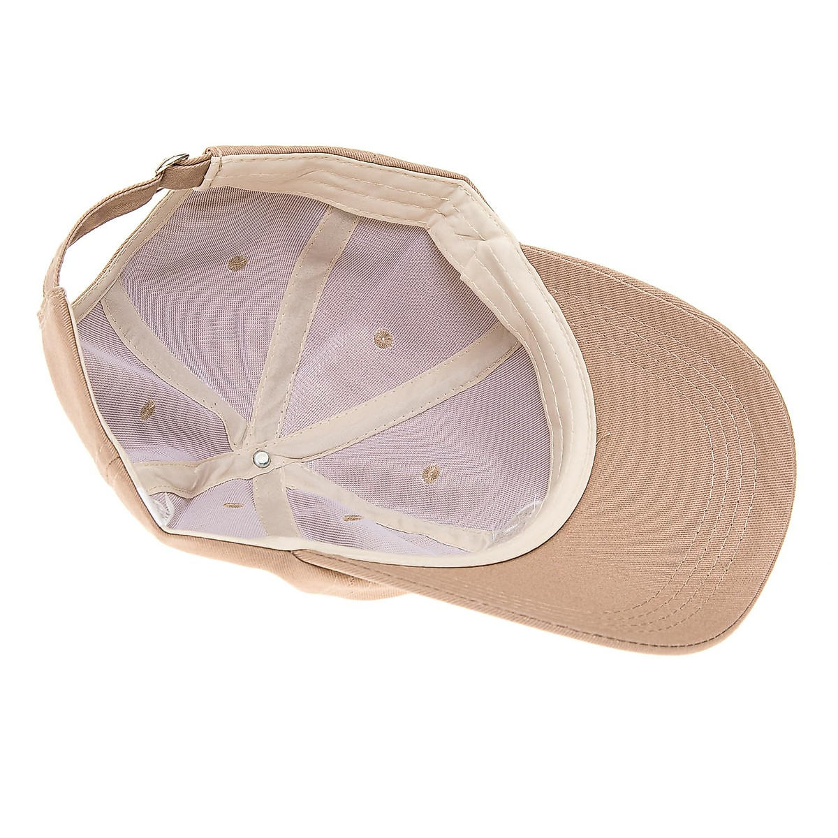 ARVORES Embroidered Baseball Cap Hat - Adjustable Cute Unisex Trucker Dad Hats for Women Men (Smiley Face_Khaki)