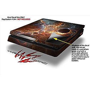Kappa Space - Decal Style Skin fits Sony PlayStation 4 Slim Gaming Console