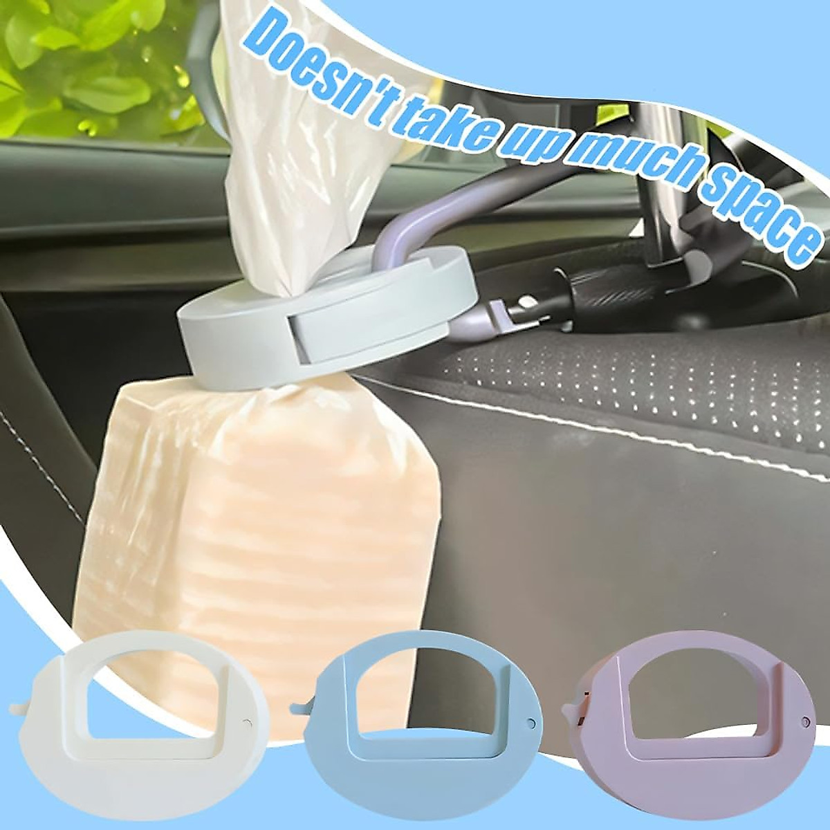 Snack bread sealing clip, 2025 new food sealing safety clip adjustable bag sealing clip, bread bag bag sealing clip plastic bag kitchen food sealing clip (Purple and white)