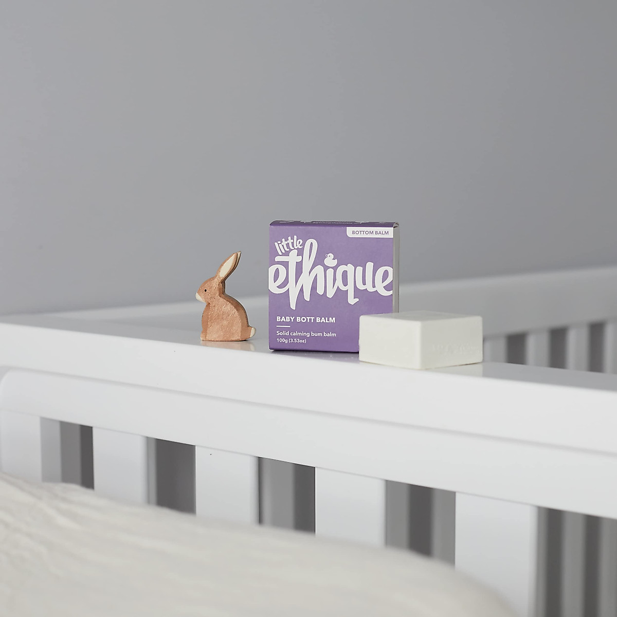 Ethique Baby Bott Balm Calming Solid Bum Balm for Babies - Plastic-Free, Vegan, Cruelty-Free, Eco-Friendly, 3.53 oz (Pack of 1)