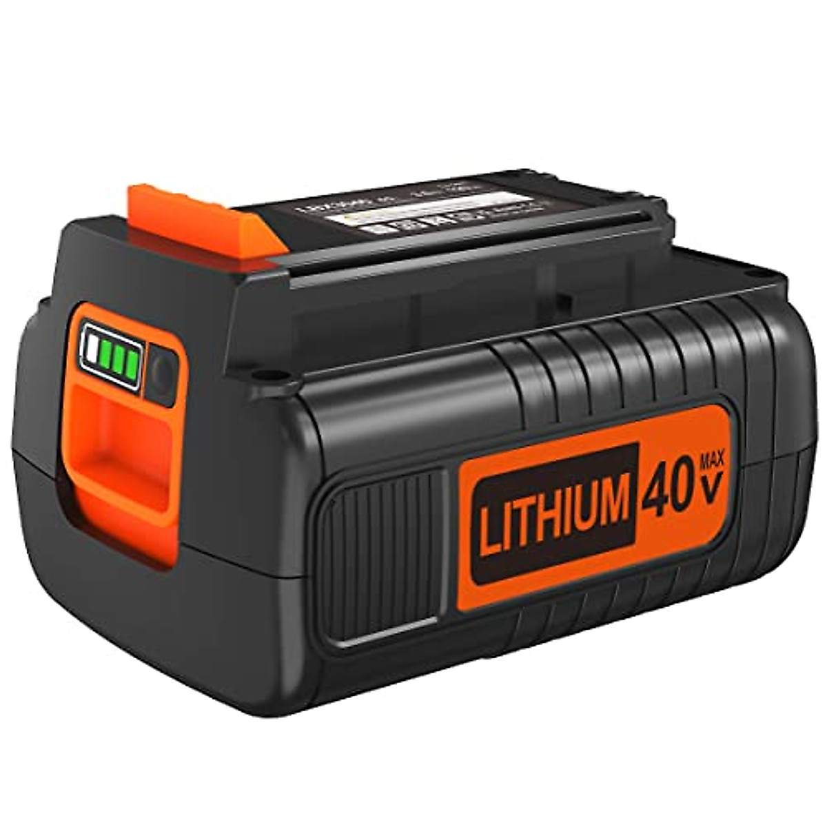 40 Volt MAX 3.0Ah Lithium Replacement Battery for Black and Decker 40V Battery LBX2040 LST136 LBXR2036 LBXR36 LHT2436 LCS1240 LBX1540 LBX36 LSWV36 LST540 LST136W Black+Decker Lithium Ion Battery