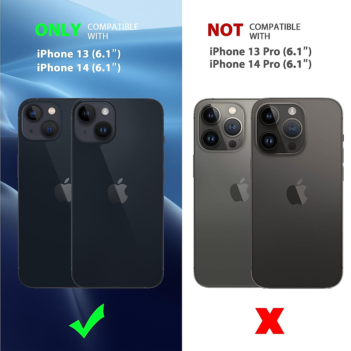 CACOE Magnetic Case for iPhone 13 & iPhone 14 6.1 inch-Compatible with MagSafe & Magnetic Car Phone Mount,Anti-Fingerprint TPU Thin Phone Cases Cover Protective Shockproof (Matte Black)