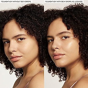 Glow Recipe Watermelon Glow Niacinamide Dew Drops Hydrating Serum with Hyaluronic Acid, Moringa Oil + Vitamin E - Lightweight Facial Serum & Priming Liquid Highlighter - Travel Size (15 ml)