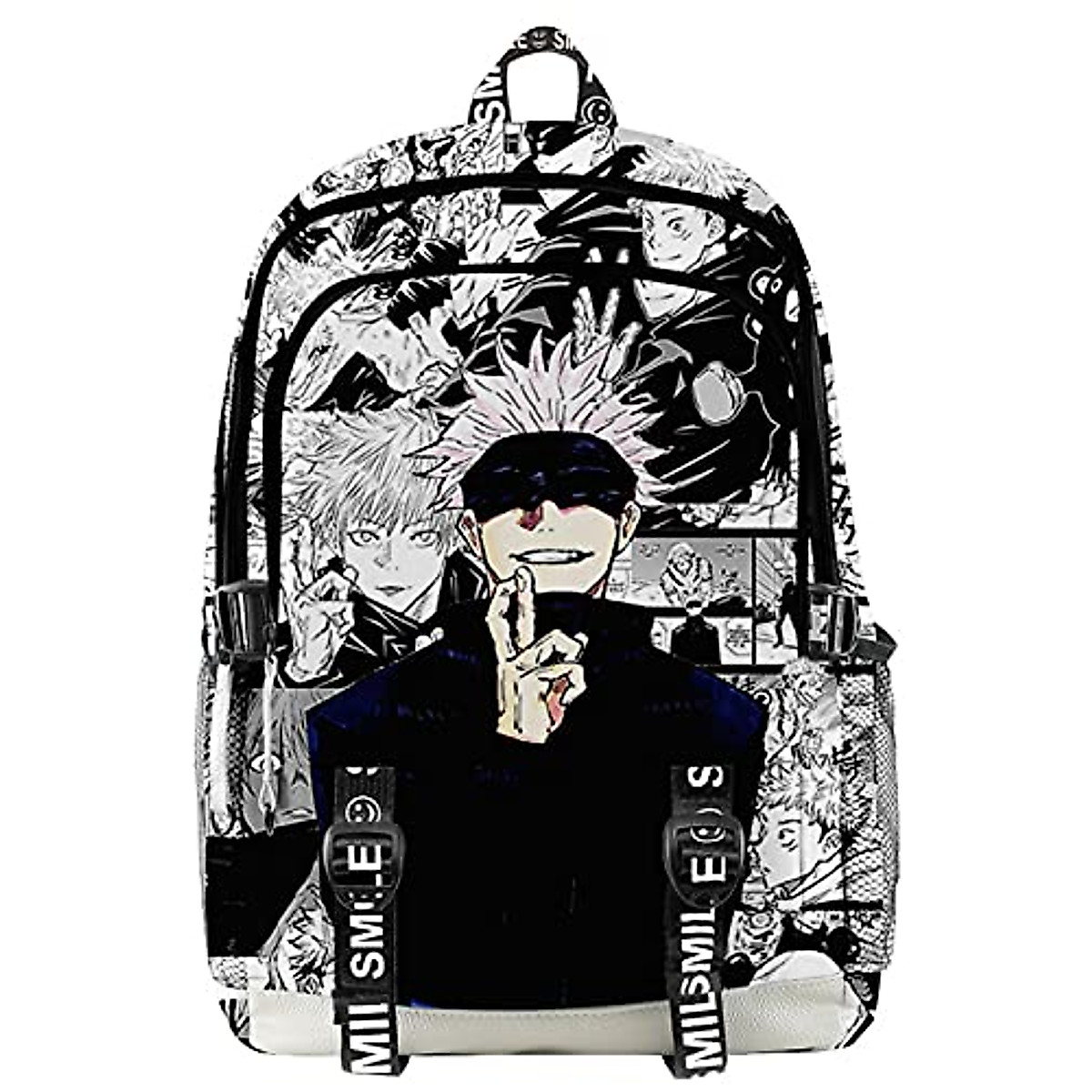 HANDAFA Unisex Multipurpose Bag Aniem Jujutsu Cosplay Backpack Casual Daypack(Hua Gojo)