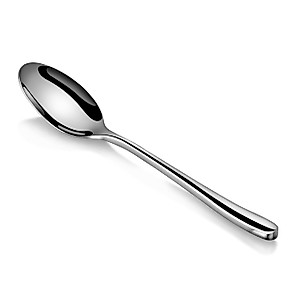 Artaste 56488 Rain II Forged 18/10 Stainless Steel Teaspoon, 7-Inch, Set of 12