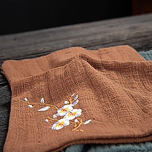 Kitchen Dish Towel,Soft Absorbent Dish Towel Vintage Tea Towels Decorative Dish Cloths Light Green