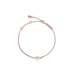 Ted Baker Women's Harsaa Tiny Heart Chain Bracelet (Rose Gold-Tone Plated)