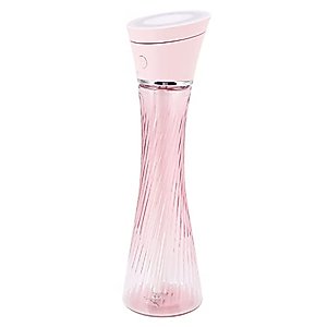 USB Humidifier, Desk Humidifier Ultrasonic Operation USB Charging Durable Compact for Office