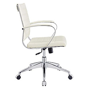 Modway Jive Office Chair, Mid Back, White
