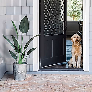 Chantoo Artificial Bird of Paradise Plant 4FT Fake Tropical Palm Tree with 8 Trunks in Pot for Indoor Outdoor Perfect Faux Plants for Home Garden Office Store Decor