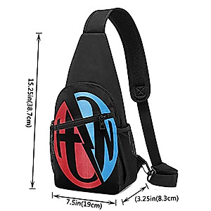 Hanson Band Crossbody Bags Sling Backpack for Man & Women Chest bag Multifunction Hiking Pack Small Shoulder Backpack,Camping,Sports Shoulder Bag,Small Travel Daypack