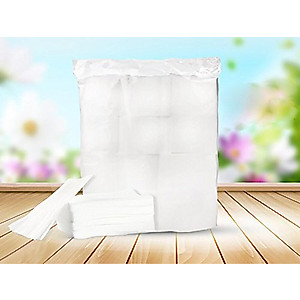 1200Pcs Makeup Facial Soft Cotton Pads Soft Cotton Wipes for Applying Lotion Removing Face Makeup Eye Makeup and Nail Polish