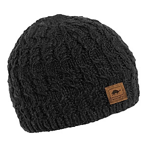 Turtle Fur Nepal Women's Mika Hand Knit Wool Beanie, Black