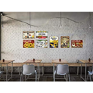 AMELIA SHARPE Potting shed Garden Tools tin Sign Garden Decorative Metal Signs Home Garden Farm Vintage Signs 8x12 inch