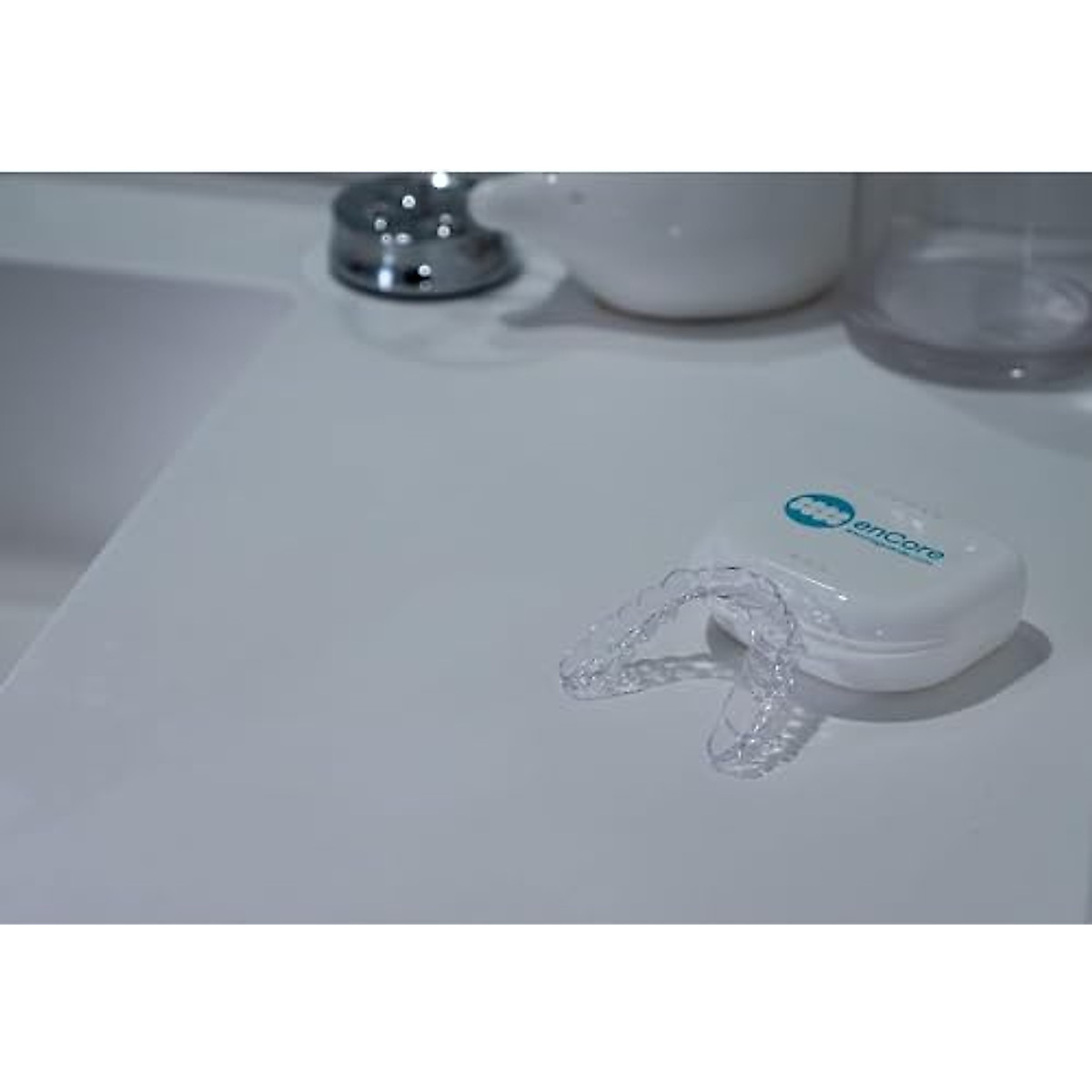 enCore - Custom Dental Night Guard/Mouth Guard for Protection Against Teeth Grinding/Clenching/Bruxism and TMJ Relief - One (1) Guard