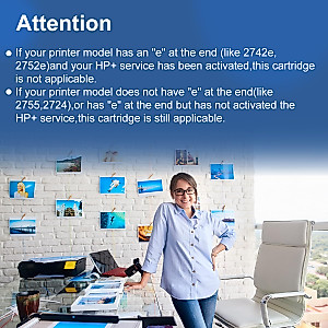 Relcolor Remanufactured HP 67XL 67 XL Black 2 Pack Ink Cartridge for 2700 2700e 2752 2752e 2755 2755e 4100 4100e 4152e 4155 4155e 6000 6055e 6055 6400 6458 6452 6458e 6455 6455e Printer HP67 HP67XL