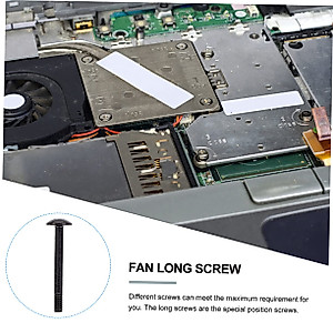 60 Pcs Water Cooling Row Screw Case Fan Screw Kit Self Tapping Screw Computer Fan Accessories Cooling Fan Mount Screws Fan Mounting Screws Computer Cooling Fan Screws