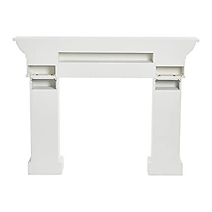Creative Co-Op Monolith Fireplace Mantel, White