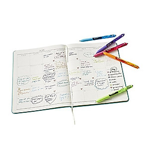 Paper Mate Inkjoy Gel Retractable Gel Ink Pens, Pack of 10 (Purple, Medium Point)