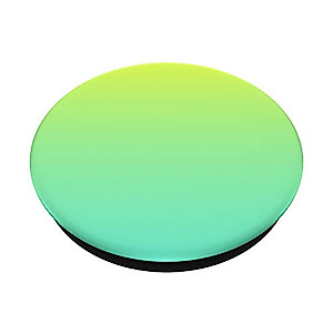 Simple Solid Color Chic Lime Green Turquoise Ombre Design PopSockets Swappable PopGrip
