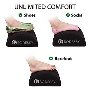 Foot Rest Under Desk, Ergonomic Memory Foam Foot Cushion, Office Foot Rest Pillow, Foot Pillow Office Home Accessories, Desk Foot Stool Rocker, Non-Slip Bottom