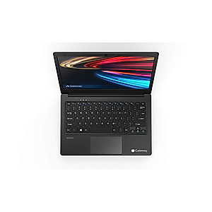 Gateway 14.1inch Ultra Slim Notebook, FHD, Intel Celeron, Dual Core, 4GB 64GB, Tuned by THX Audio, Mini HDMI, Cortana, 1MP Webcam, Windows 10 S, Microsoft 365 Personal 1-Year Included, Black(GT141BK)