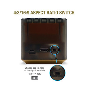 Hyperkin RetroN Sq: HD Gaming Console for Game Boy/Color/Game Boy Advance (Blackgold) - Game Boy Advance