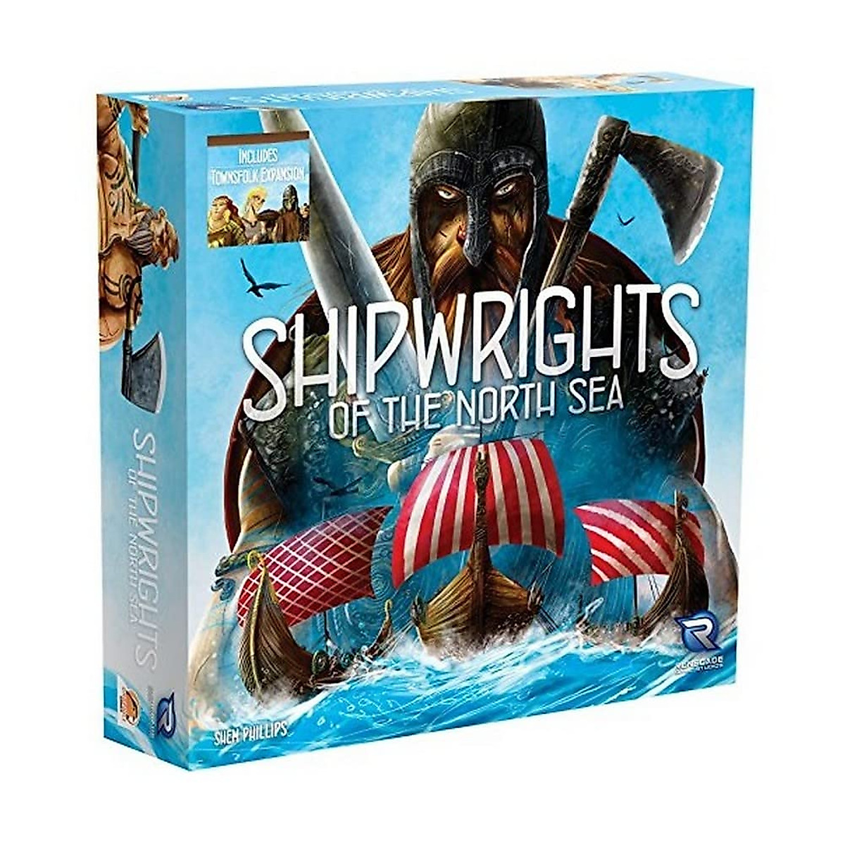 Renegade Game Studios Shipwrights of the North Sea, Part of the North Sea Trilogy, 2-5 players, Ages 10+, Viking strategy board game