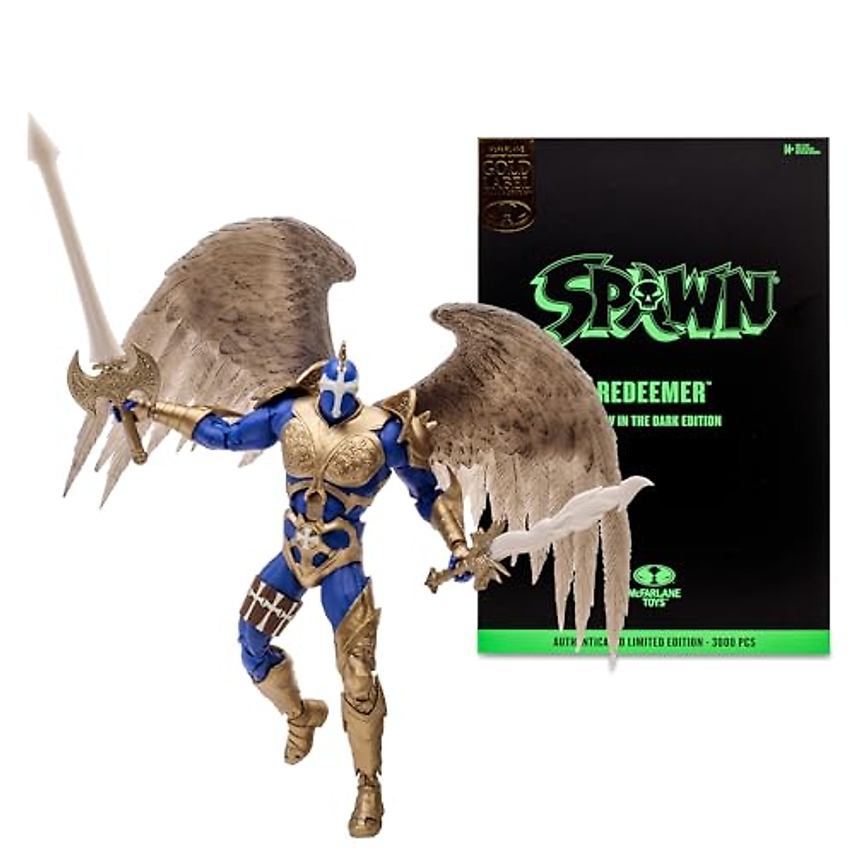 McFarlane Toys - Redeemer Glow in The Dark Edition, 7in Action Figure, Gold Label, Amazon Exclusive
