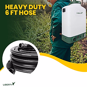Liberty 4 Gallon, Battery Powered, Professional Grade, Backpack Electric Sprayer with Long Life Battery and Multiple Nozzles