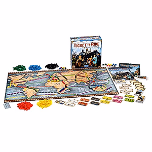Ticket to Ride Rails & Sails Board Game - Train Route-Building Strategy Game, Fun Family Game for Kids & Adults, Ages 10+, 2-5 Players, 90-120 Minute Playtime, Made by Days of Wonder